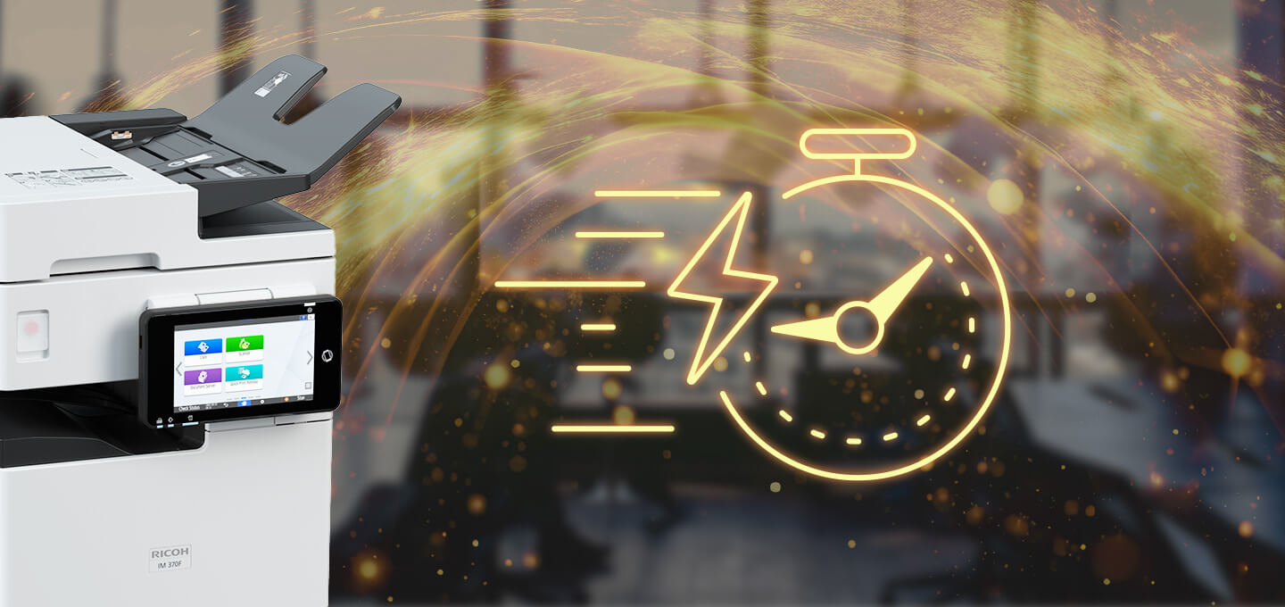 IM 370 all-in-one A4 zwart-witprinter met A3-functionaliteit | Ricoh België