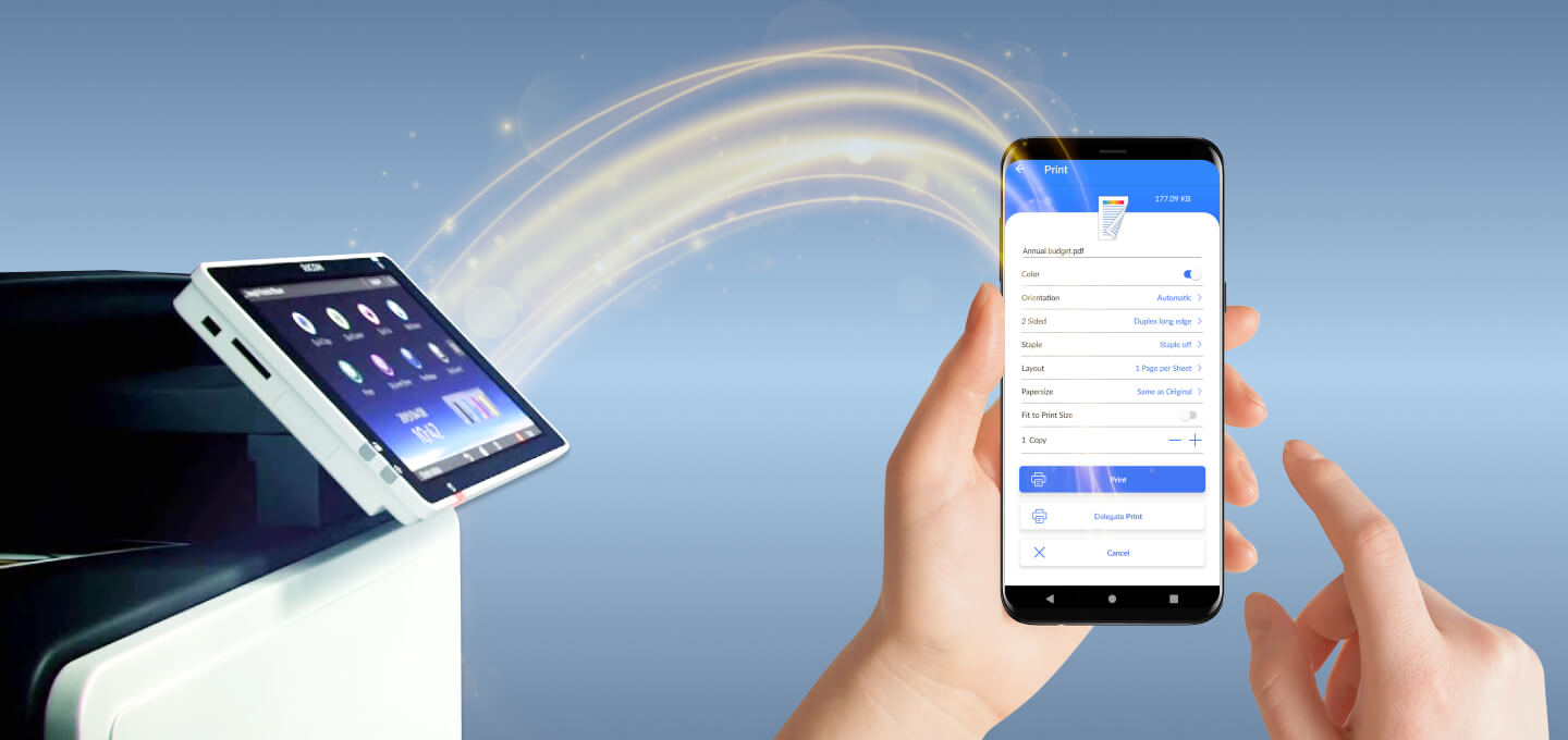 Veilig mobiel printen met RICOH myPrint | Ricoh België